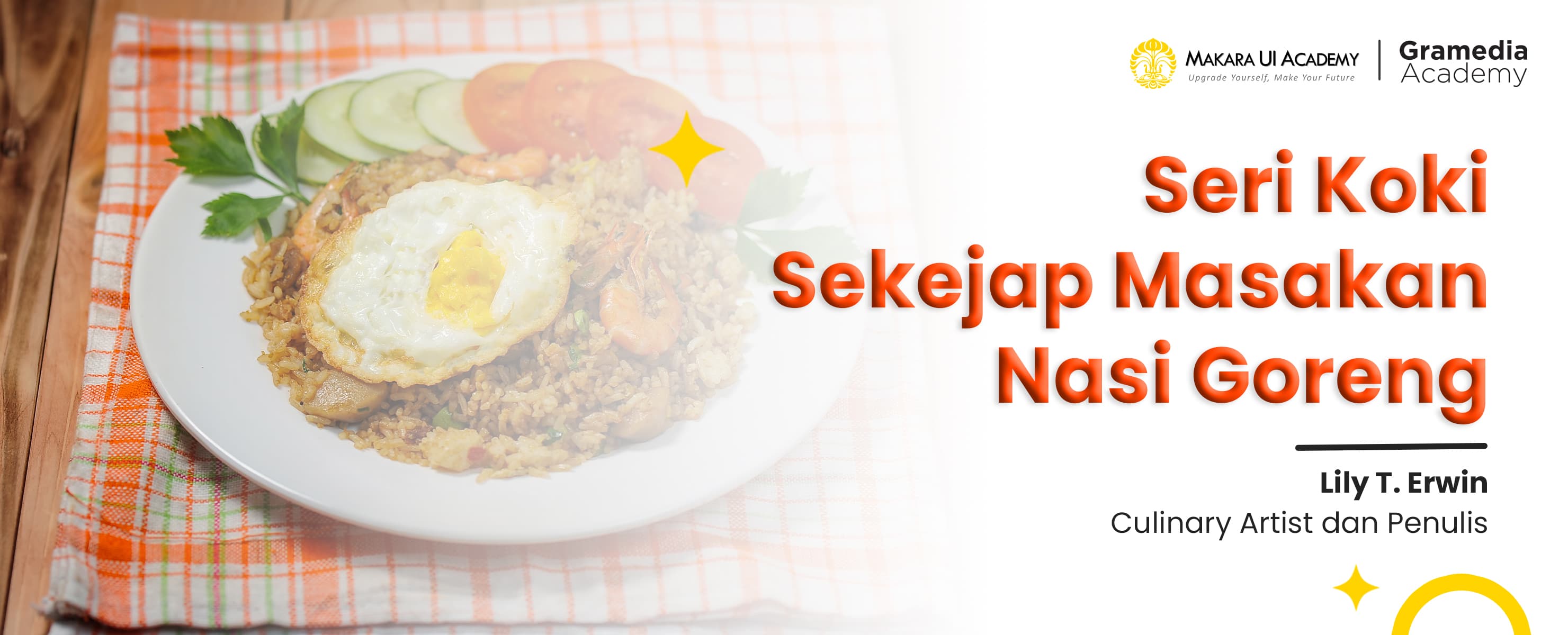 Kursus: Seri Koki Sekejap Masakan Nasi Goreng